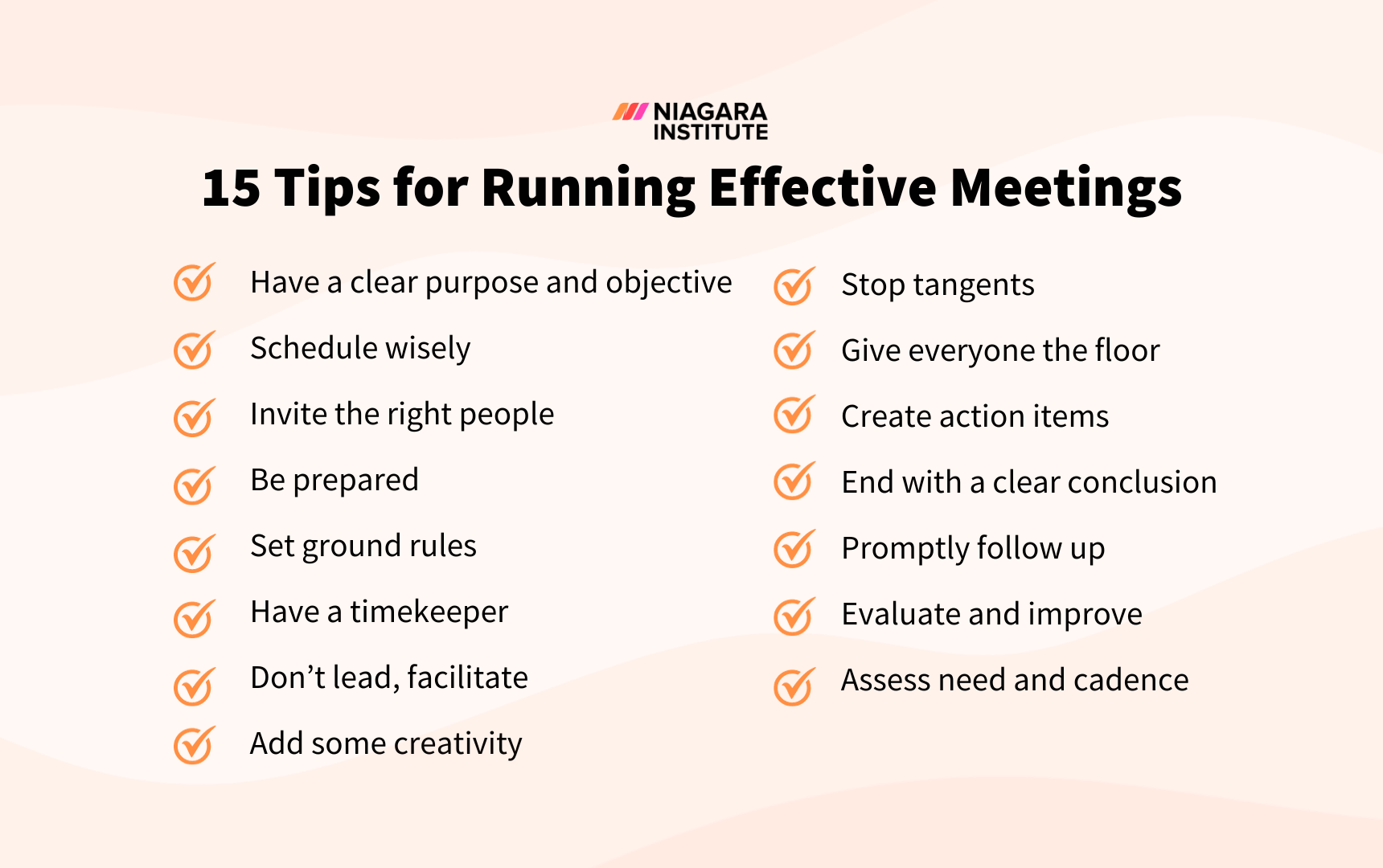 15 Tips for Running Effective Meetings