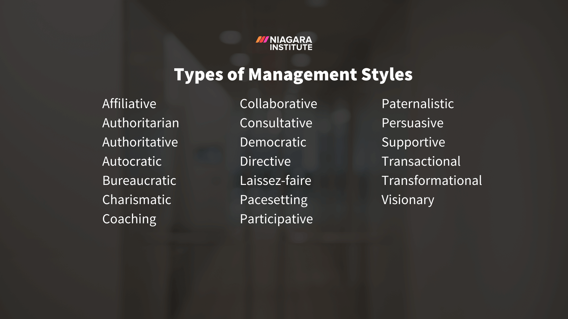 20 Management Styles: A Quick Reference Guide