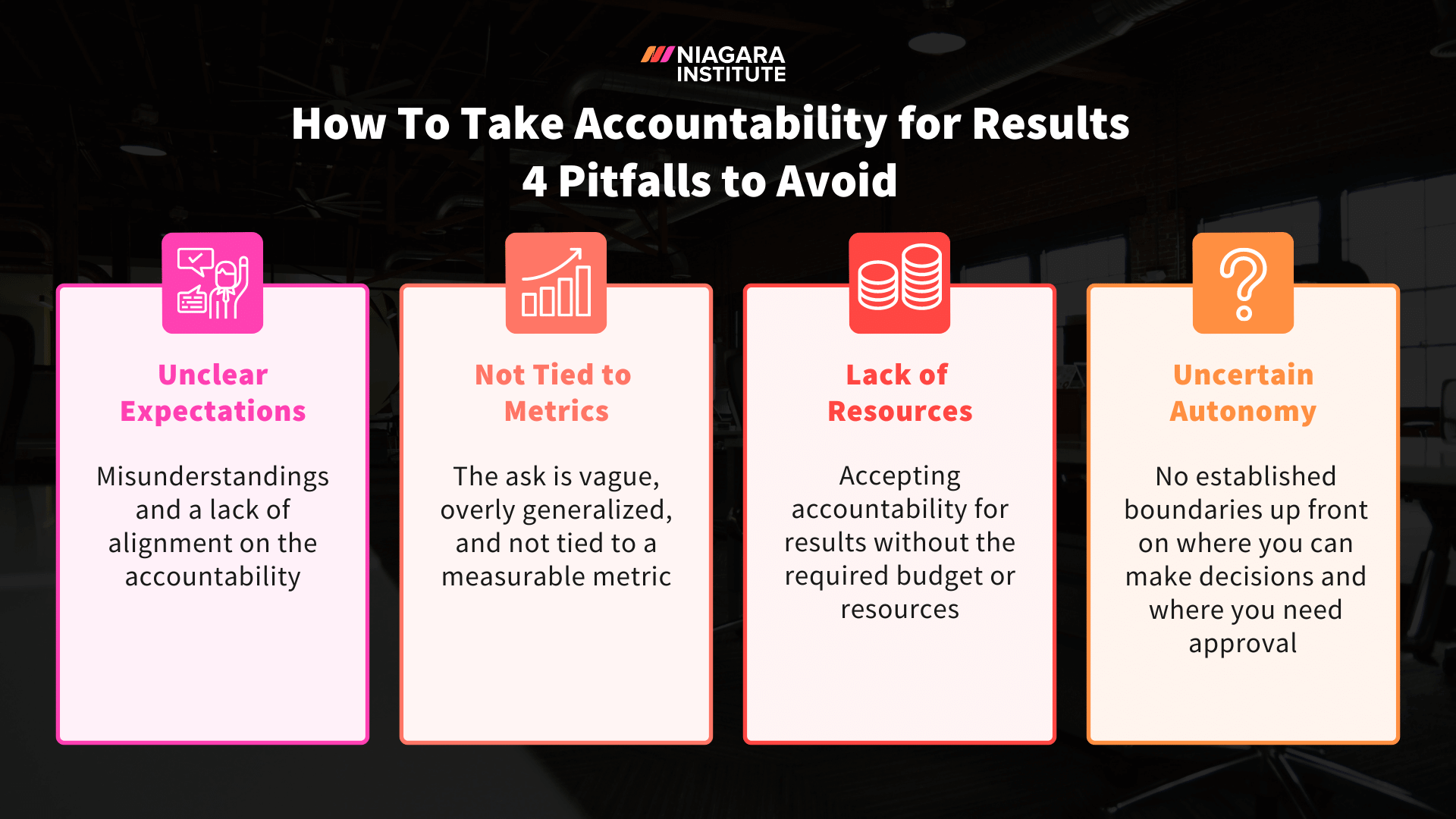 How To Take Accountability For Results: 4 Pitfalls To Avoid