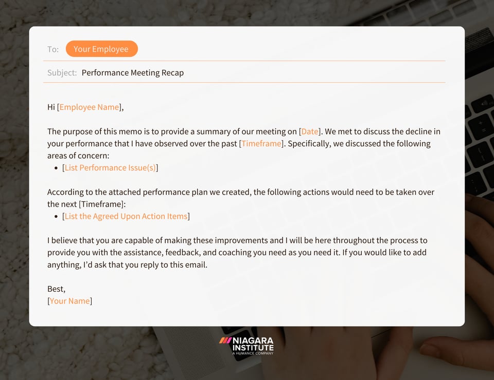 How To Address Poor Performance (+Email Template)
