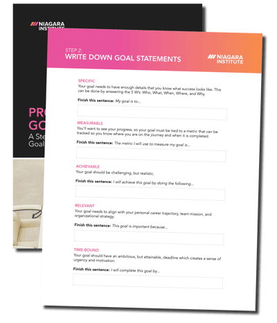 Professional Goals Workbook: Goal Setting Worksheets and Templates