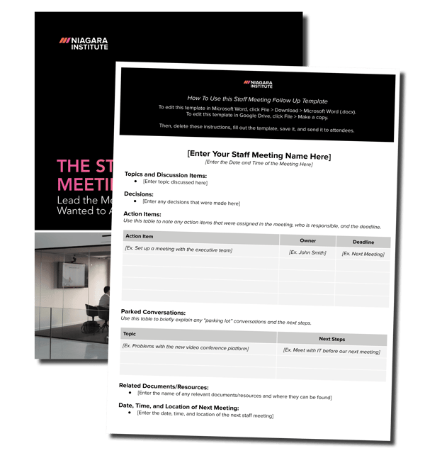 Staff Meetings Toolkit: Lead Meetings You’ve Always Wanted to Attend