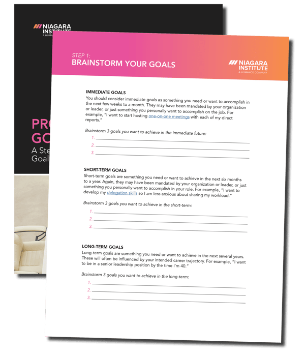 Professional Goals Workbook: Goal Setting Worksheets and Templates