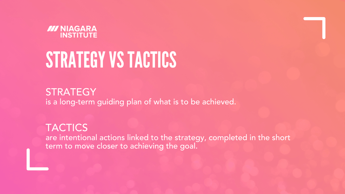 Strategy vs Tactics: Why You Need To Be Good At Both